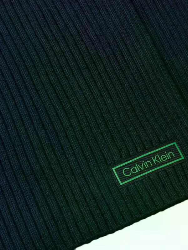 Calvin Klein Ribbed Scarf