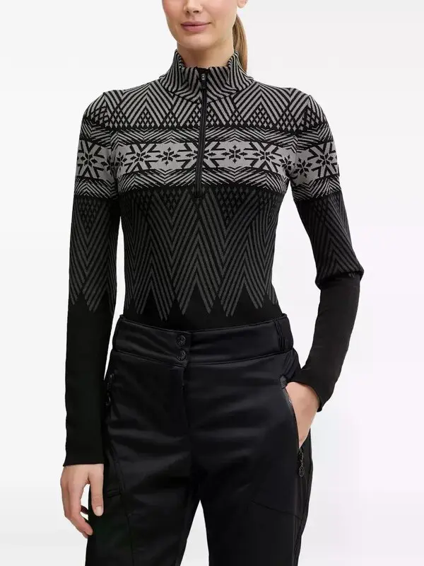 NEWLAND Graphic-pattern Zip Skiwear