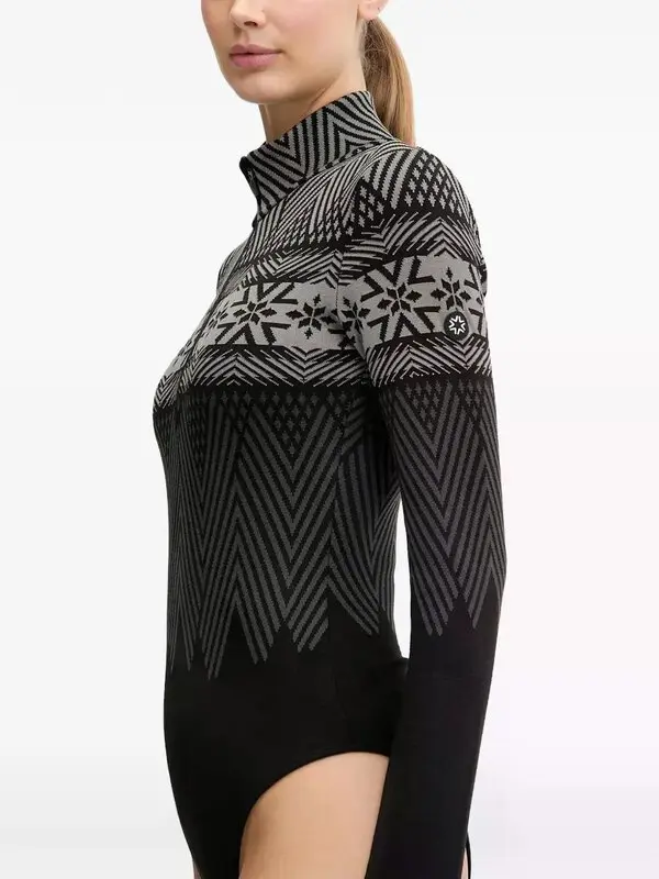 NEWLAND Graphic-pattern Zip Skiwear