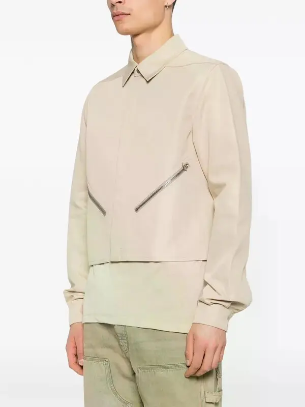 Rick Owens Zip Jacket - Neutrals