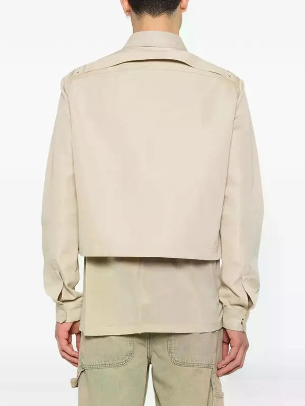 Rick Owens Zip Jacket - Neutrals