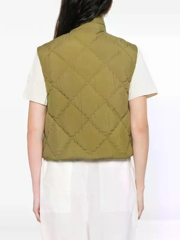 Moncler Biois Quilted Pocket Gilet - Green