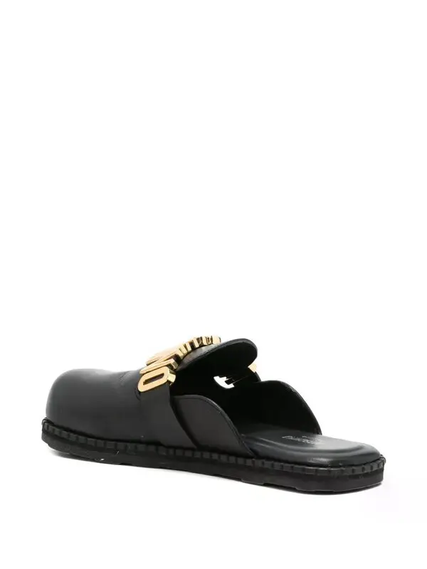 Moschino Leather Mules