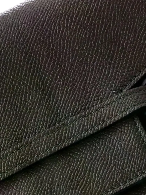 Celine Belt Bag Textured Leather Nano Shoulder Bag - Grey