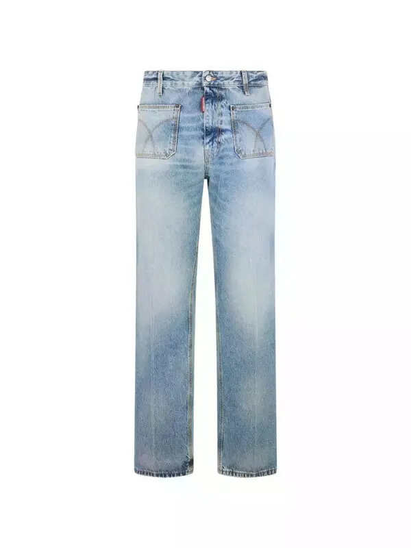 Dsquared2 Light Diagonale Wash Trousers