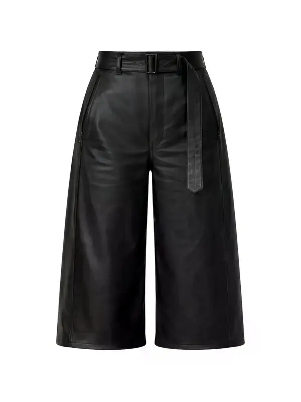 LEMAIRE Belted Wide Leg Shorts