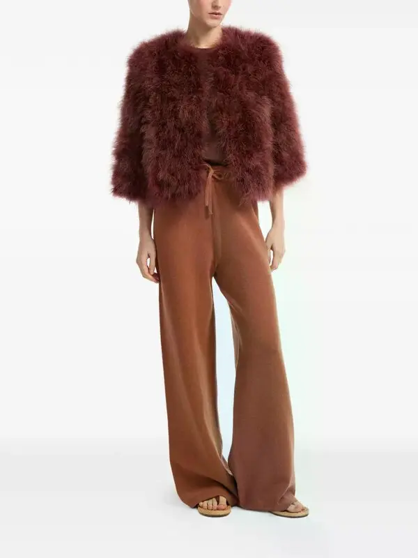 YVES SALOMON Hook-and-eye-fastening Jacket