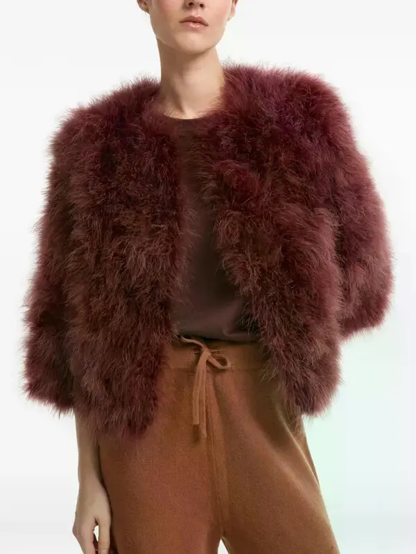 YVES SALOMON Hook-and-eye-fastening Jacket
