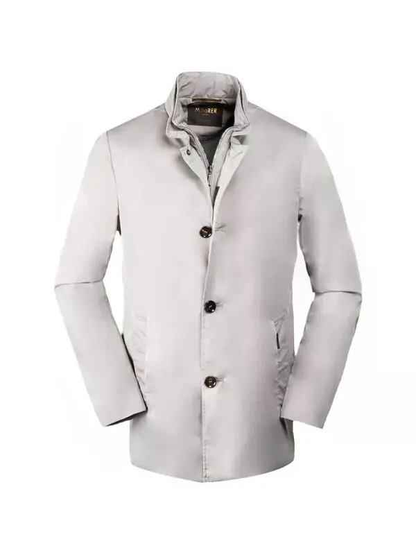 MOORER Button-fastening Jacket - Grey
