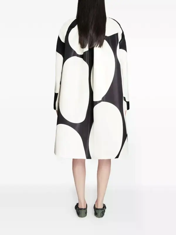 Dries Van Noten Printed Double-breasted Coat