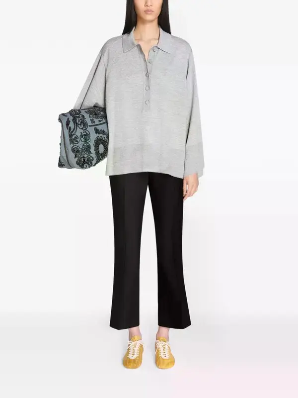 Dries Van Noten Button Polo Top
