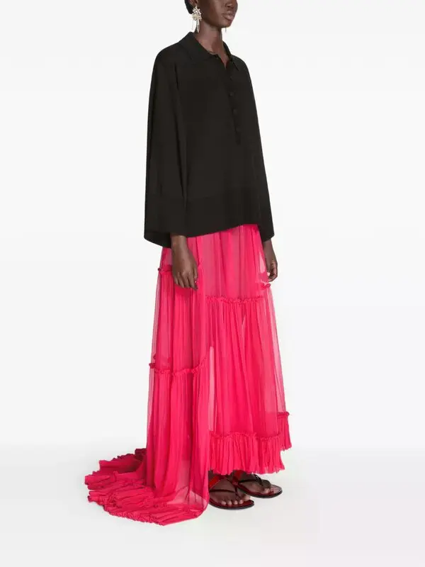 Dries Van Noten Buttoned Polo Top