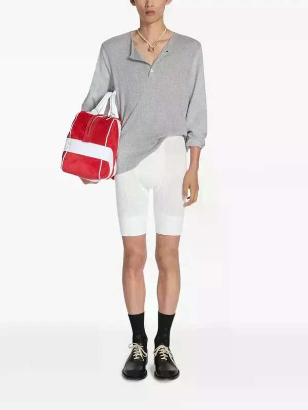 Dries Van Noten Button Ribbed T-shirt