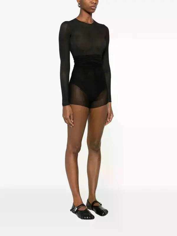 Rick Owens Sheer High-waisted Shorts