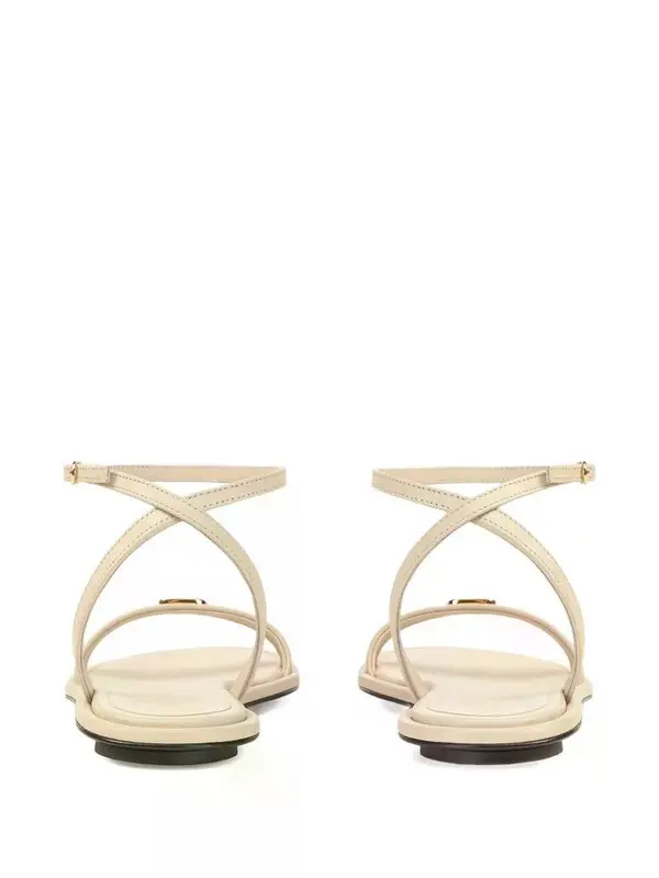 SERGIO ROSSI Surge Ankle-strap Sandals - Neutrals