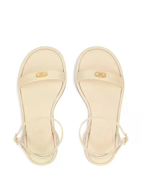 SERGIO ROSSI Surge Ankle-strap Sandals - Neutrals