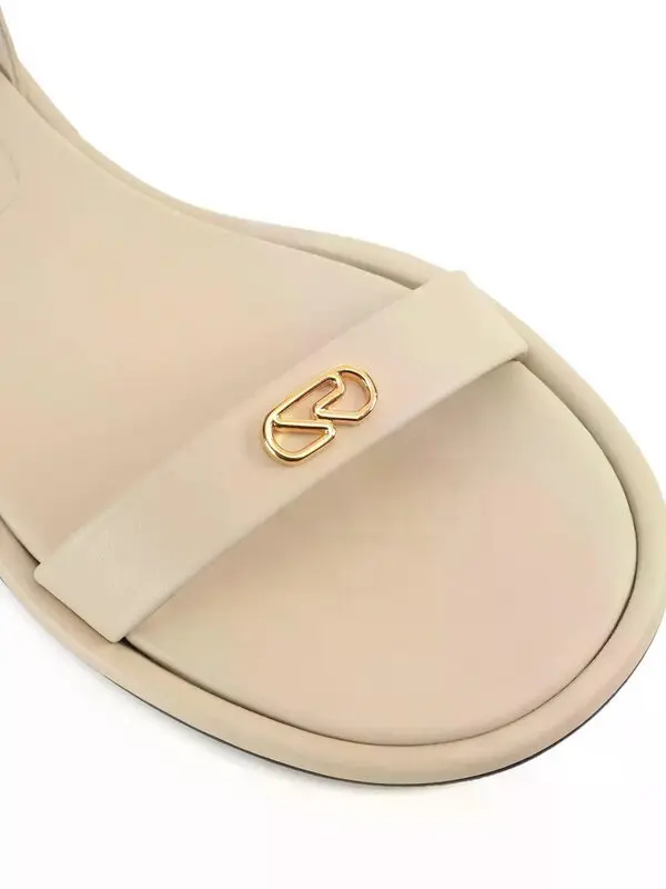 SERGIO ROSSI Surge Ankle-strap Sandals - Neutrals