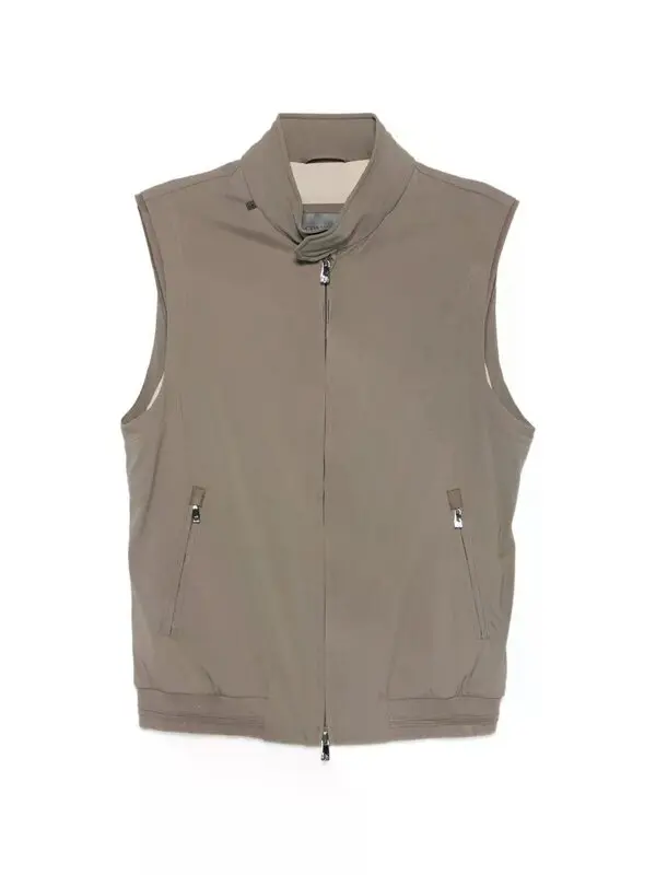 Corneliani Zip Sleeveless Gilet