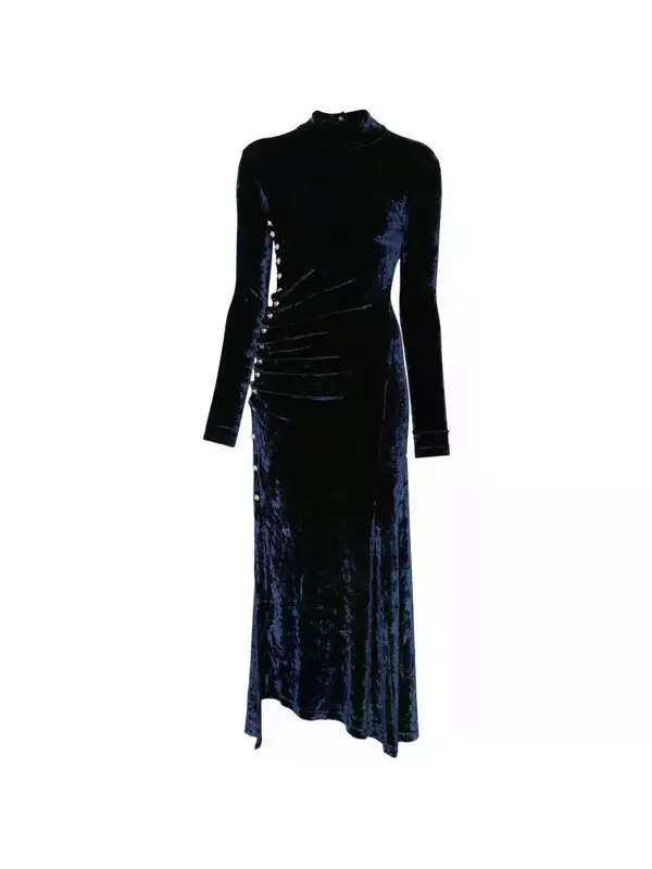 Rabanne Button-detailed Dress