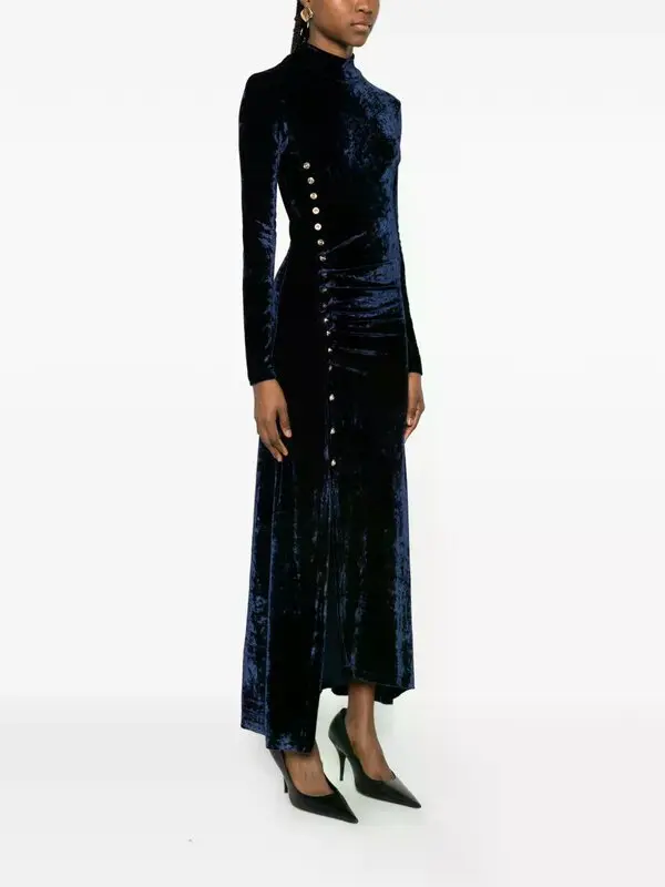Rabanne Button-detailed Dress