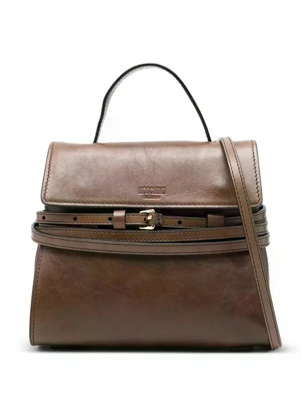 Moschino Small Buckle-strap Tote