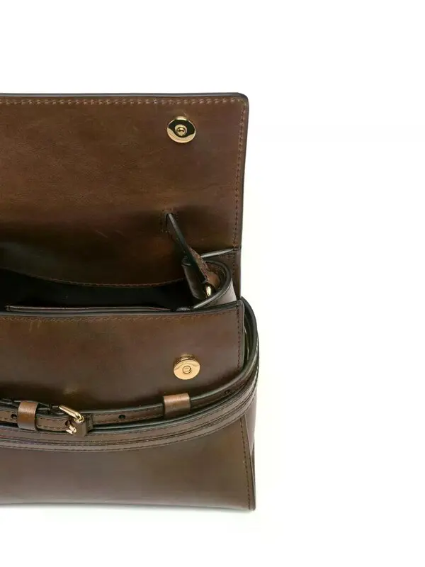 Moschino Small Buckle-strap Tote