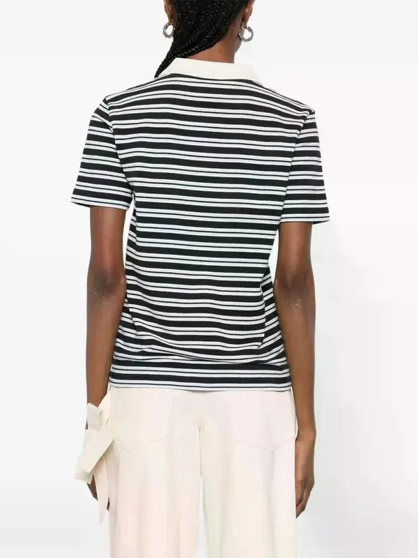 A.p.c. Striped Pocket Polo - Blue