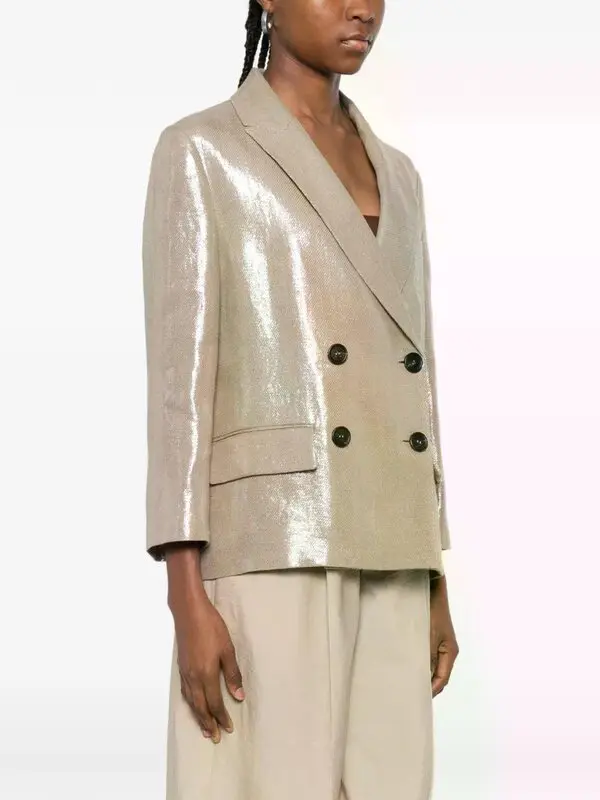 Brunello Cucinelli Button Double-breasted Jacket