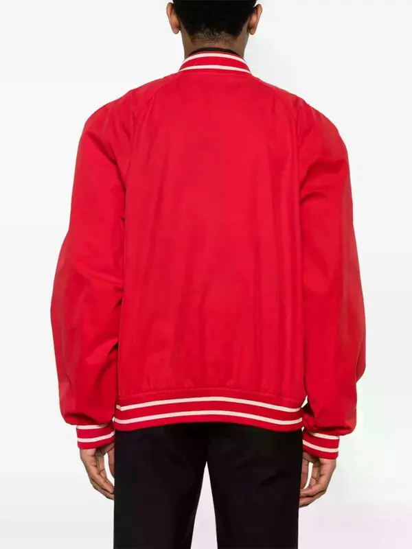 Alexander McQueen Skull-appliqué Bomber Jacket
