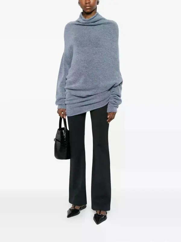 VIKTORIA CHAN Juliet Skewed Sweater - Blue