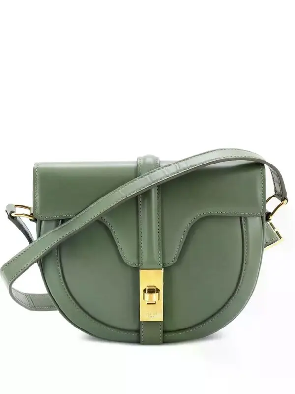 Celine Besace 16 Bag Smooth Calfskin Small - Green
