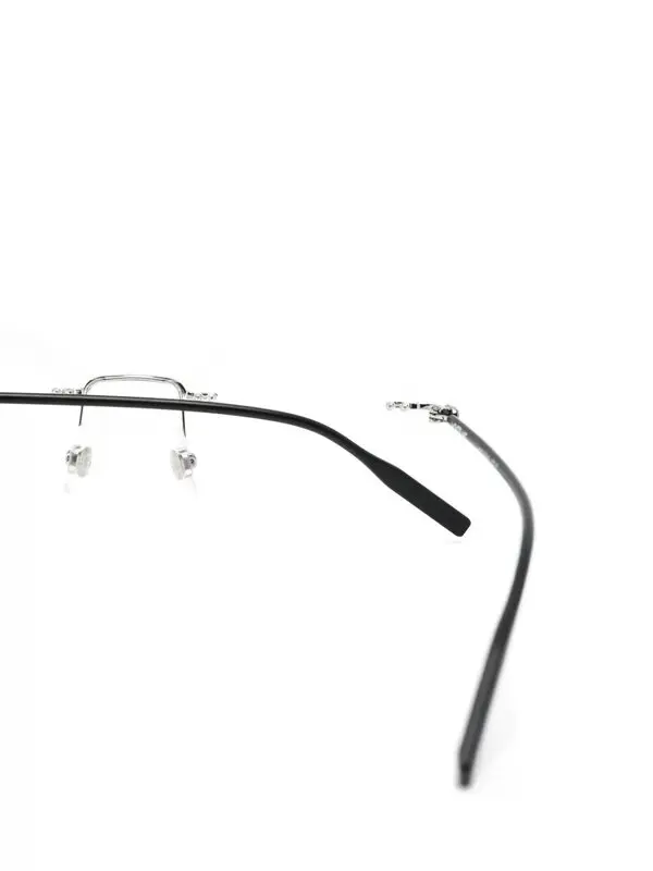 Montblanc Round-frame Glasses - Silver