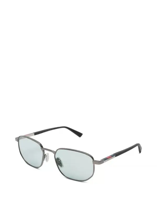 Gucci Geometric Frame Sunglasses - Grey