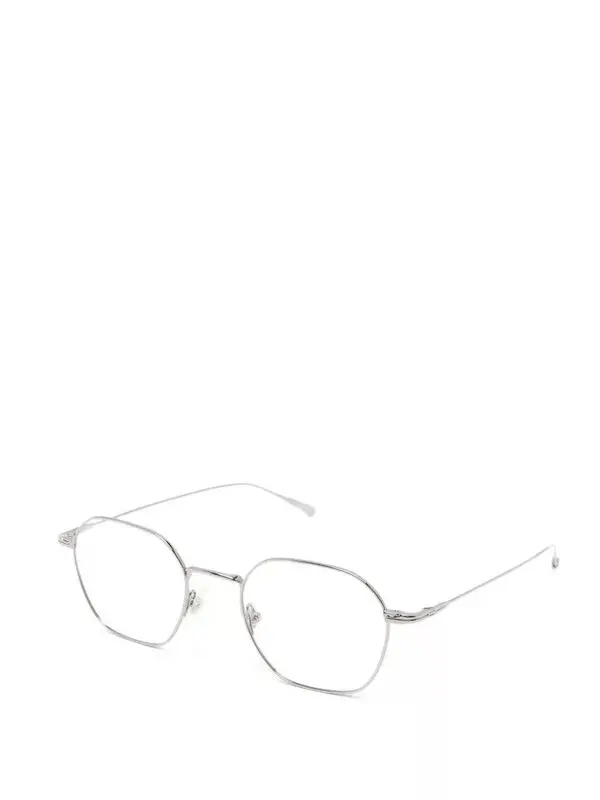 Montblanc Round-frame Eyeglasses - Silver