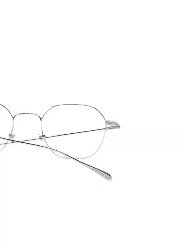 Montblanc Round-frame Eyeglasses - Silver