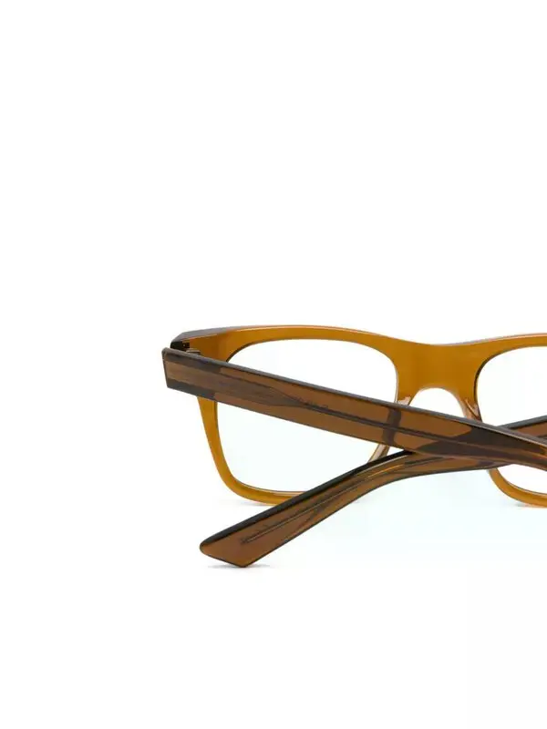 Saint Laurent Square-frame Eyeglasses - Brown