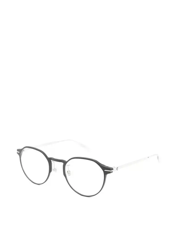 Montblanc Round Frame Eyeglasses - Black