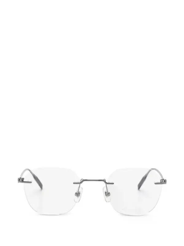 Montblanc Rimless Geometric-frame Eyeglasses - Grey