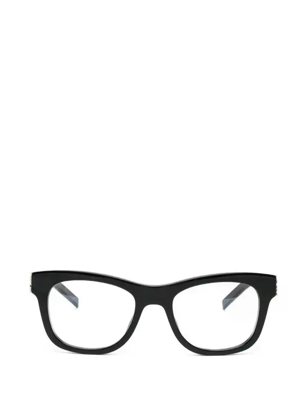 Saint Laurent Monogram Square-frame Glasses - Black