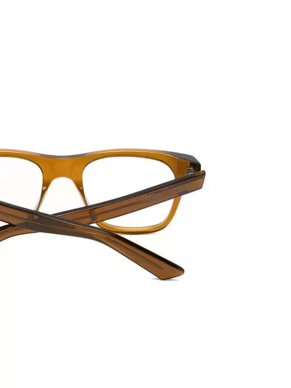 Saint Laurent Square-frame Glasses - Brown