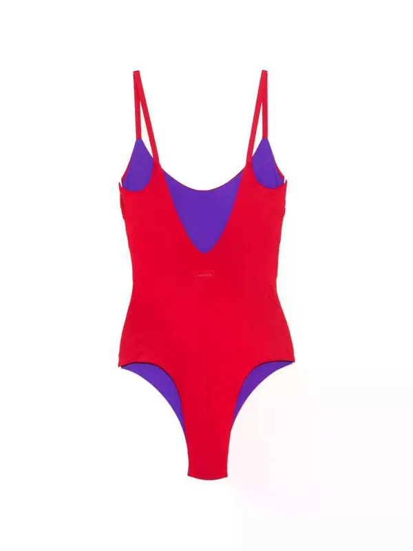 FISICO Crew-neck Reversible One-piece Swimsuit