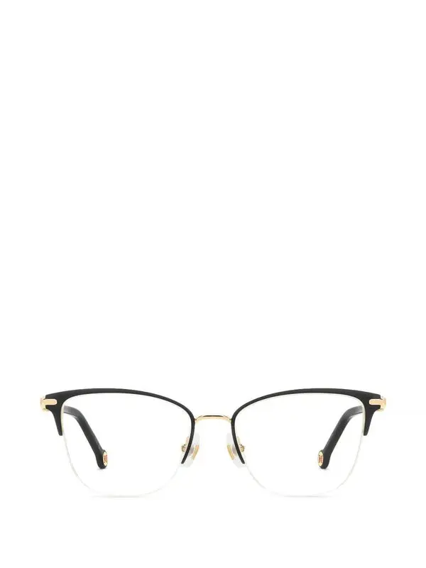 Carolina Herrera Logo-detail Glasses - Black