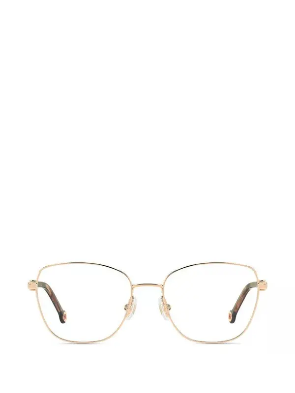 Carolina Herrera Eyeglasses With Geometric Frame - Gold
