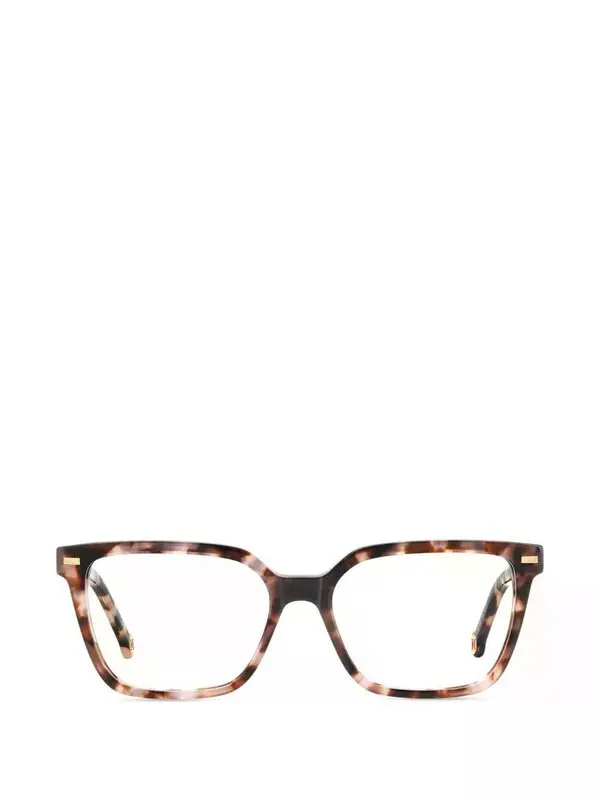Carolina Herrera Square Frame Eyeglasses - Brown