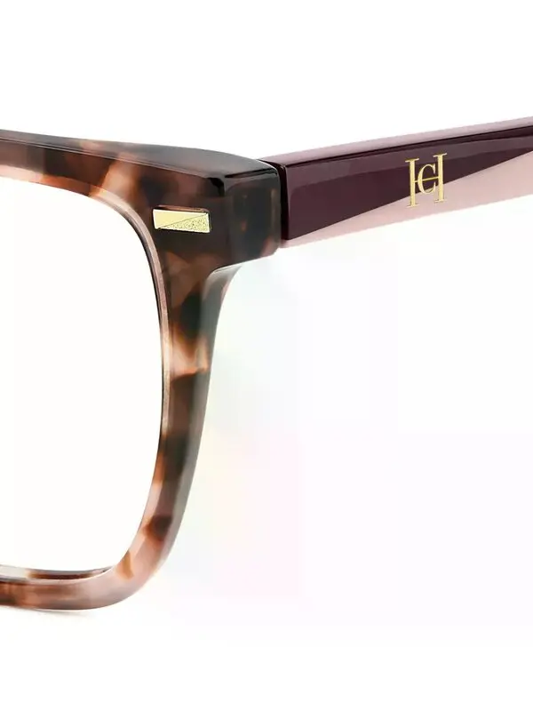Carolina Herrera Square Frame Eyeglasses - Brown