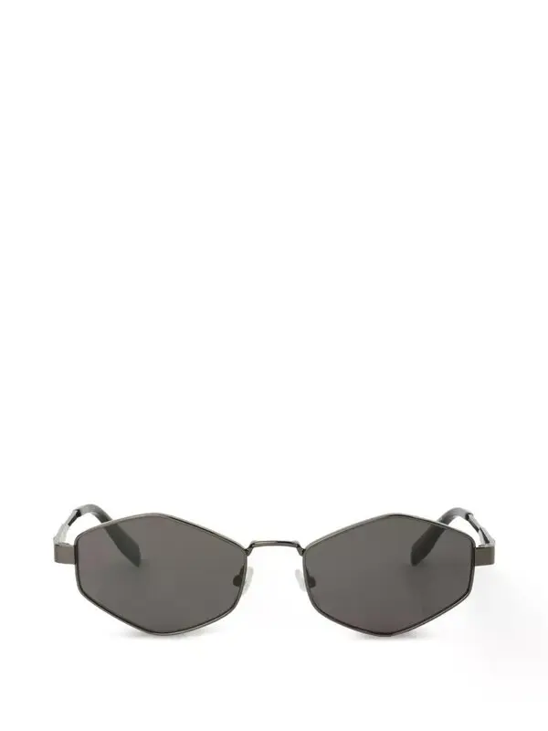 Karl Lagerfeld Monogram Geometric Sunglasses - Grey