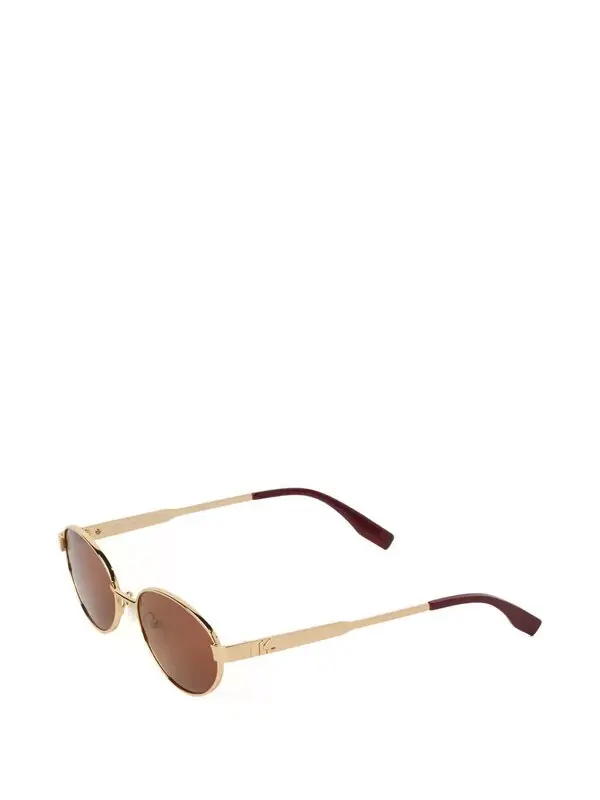 Karl Lagerfeld Monogram Logo Round-frame Sunglasses