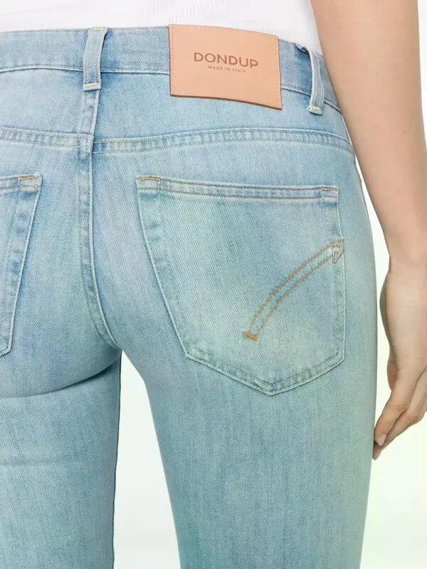 DONDUP Slit-detail Five-pocket Jeans