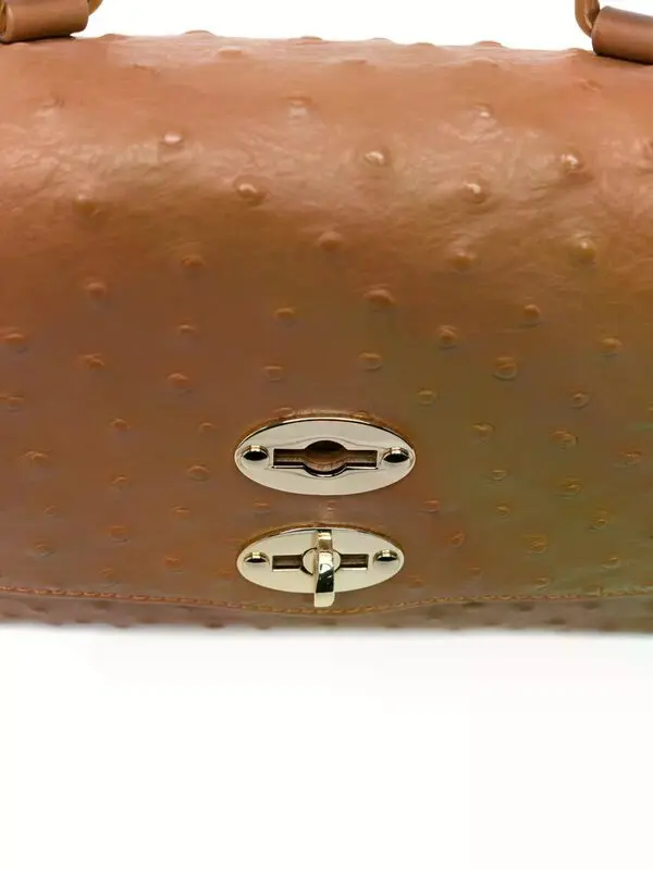 ZANELLATO Postina Baby Studded Tote - Brown