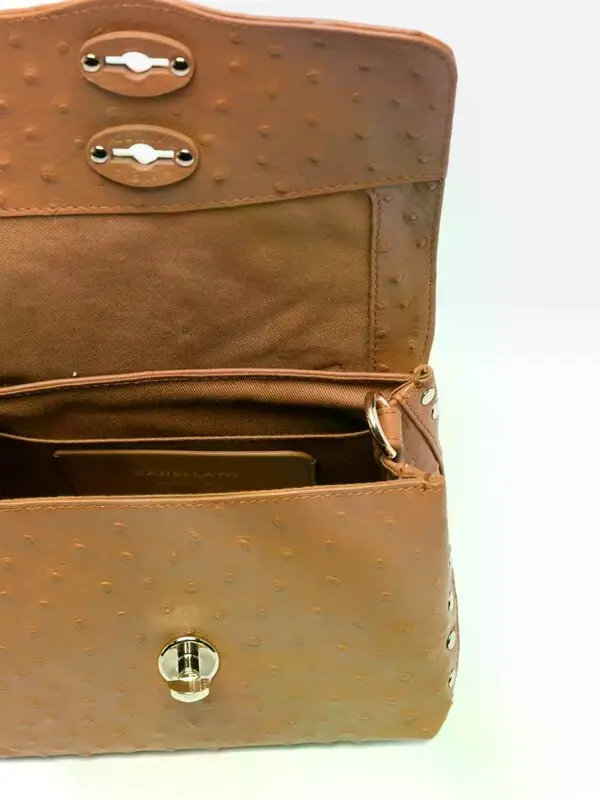 ZANELLATO Postina Baby Studded Tote - Brown
